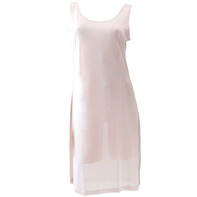 シルク スリップ ロング 90cm丈 シルク100% 下着 レディース M～LL